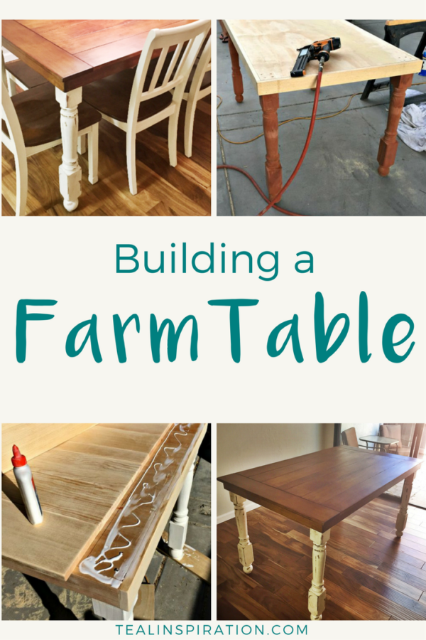 Building a Farm Table DIY – Teal Inspiration